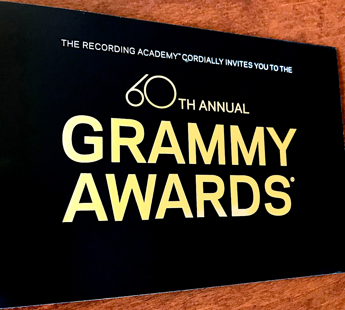 Road to the GRAMMYs 227: Invitation | Derek Brad Photography