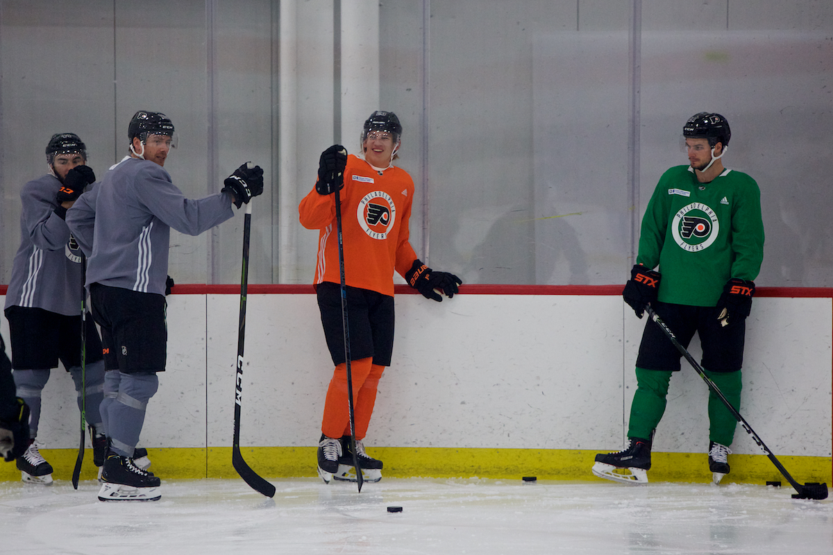 Philadelphia Flyers Practice February 8 | Derek Brad Photography