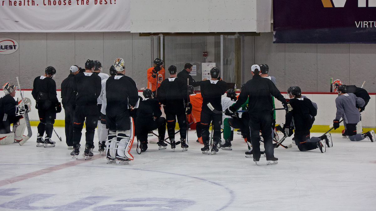 Philadelphia Flyers Practice February 8 | Derek Brad Photography