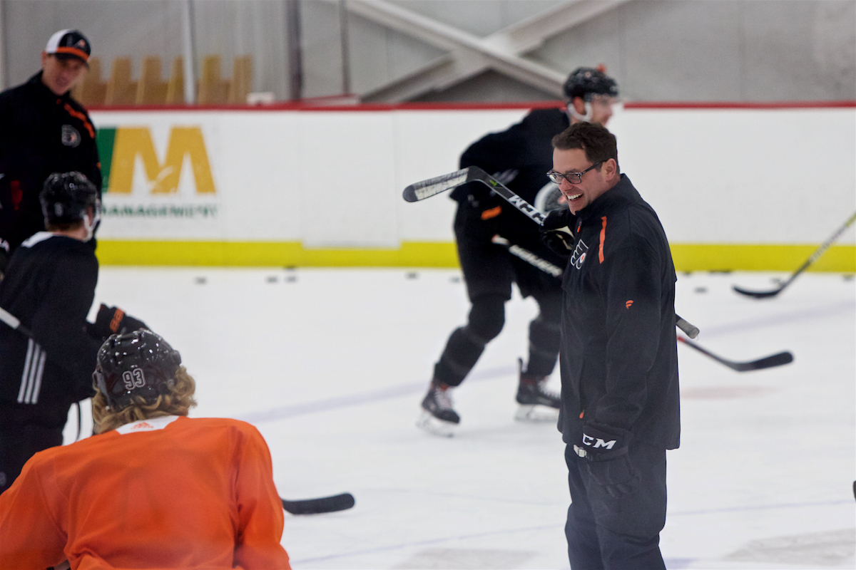 Philadelphia Flyers Practice February 8 | Derek Brad Photography