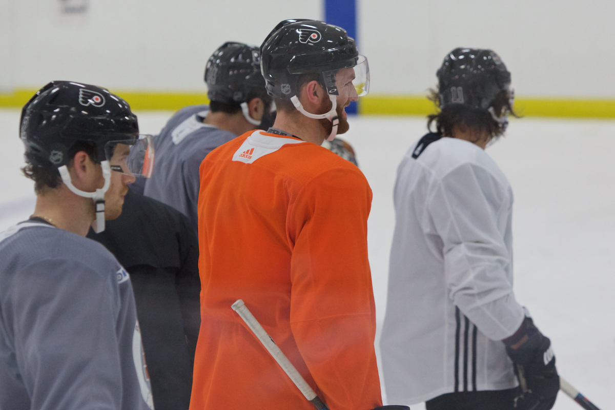 Philadelphia Flyers Practice February 8 | Derek Brad Photography
