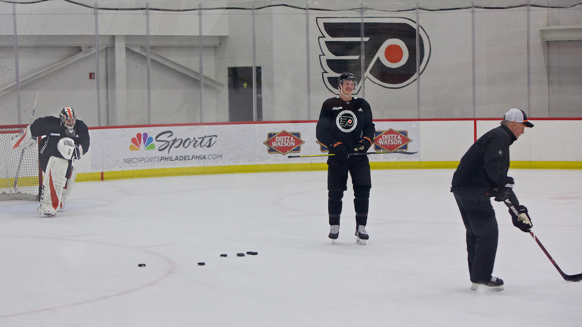 Philadelphia Flyers Practice February 8 | Derek Brad Photography