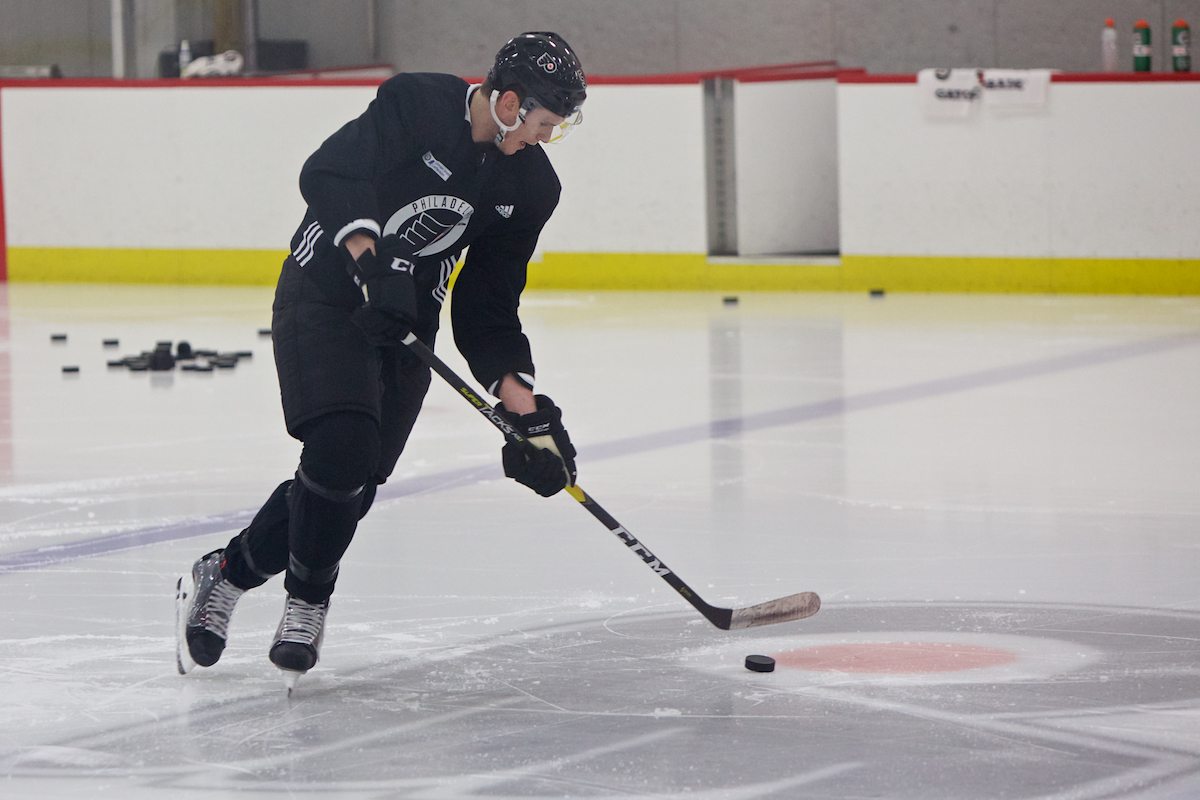 Philadelphia Flyers Practice February 8 | Derek Brad Photography