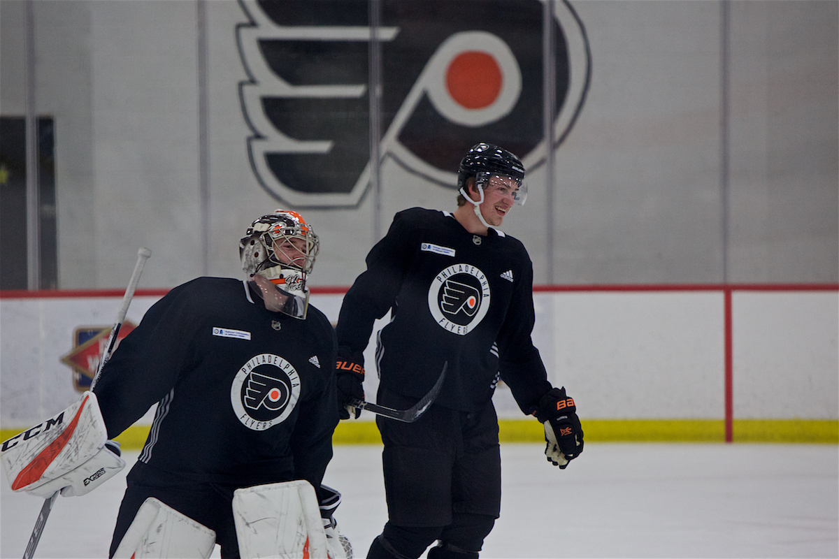 Philadelphia Flyers Practice February 8 | Derek Brad Photography