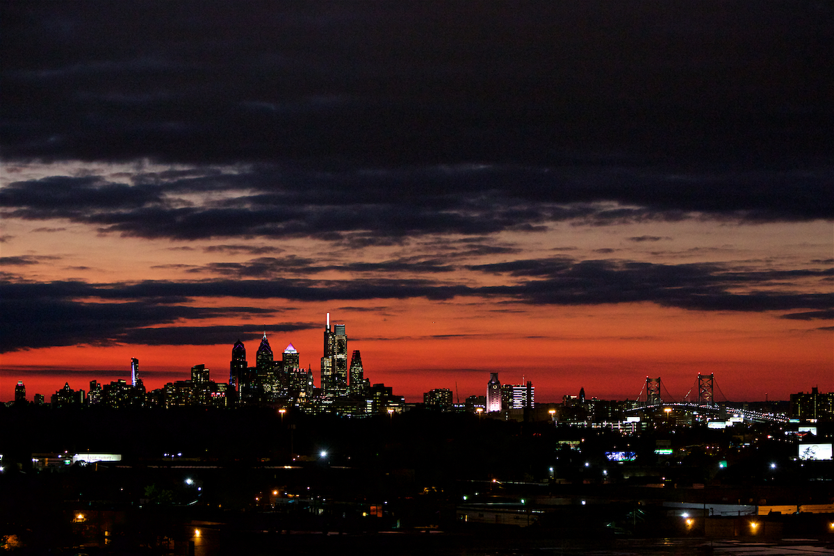 Philadelphia - Camden Skyline 1836 | Derek Brad Photography