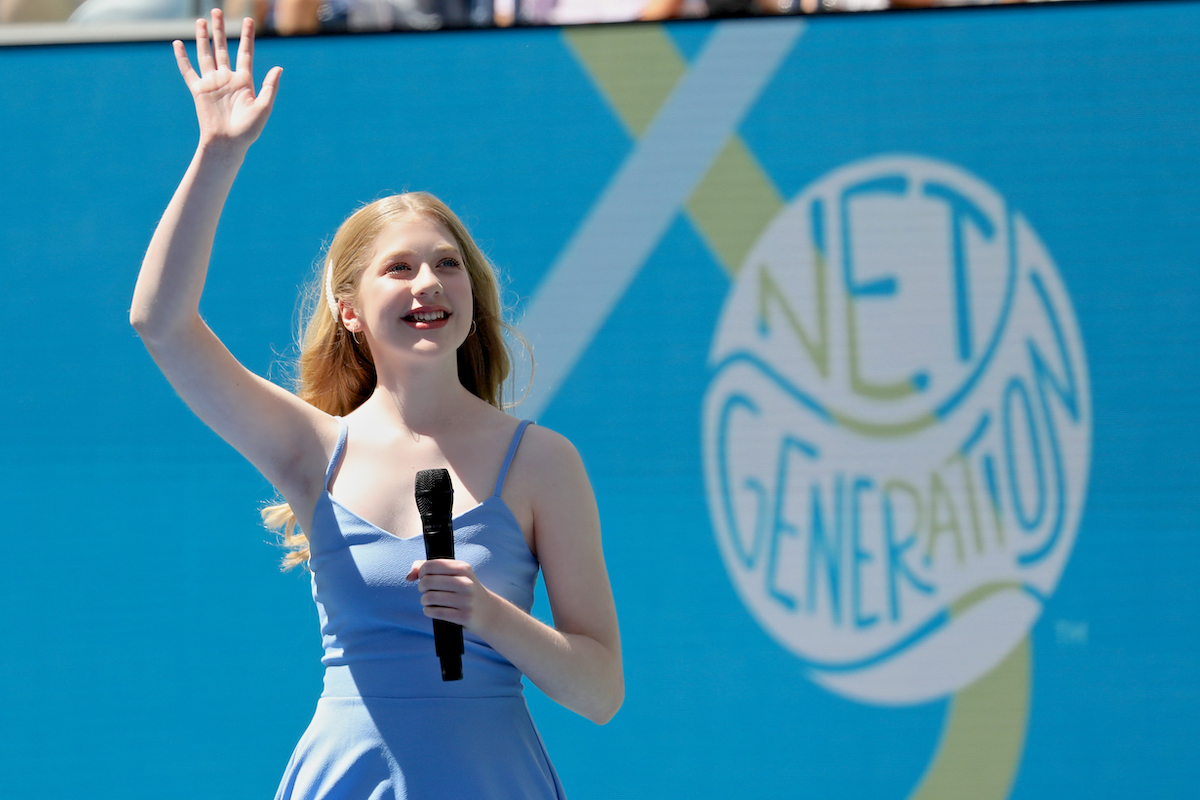 Violet Young: Arthur Ashe Kids Day | Derek Brad Photography