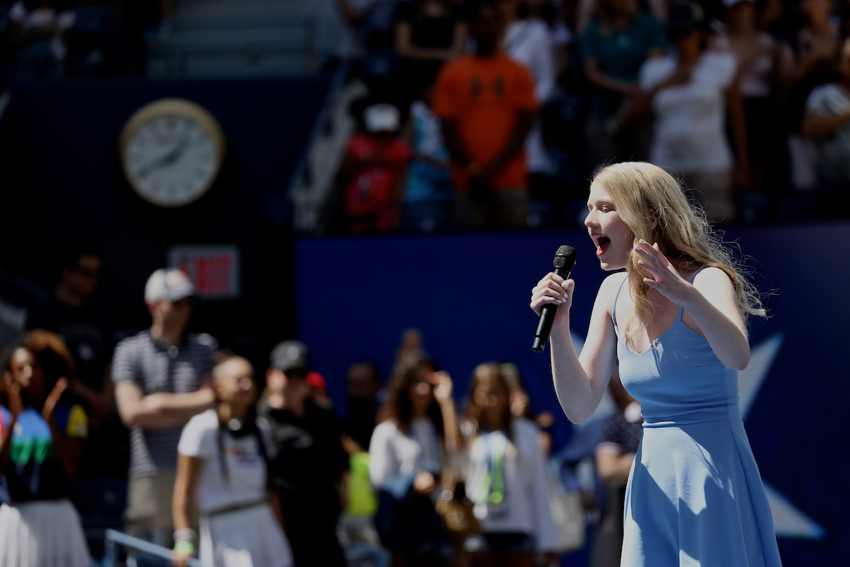 Violet Young: Arthur Ashe Kids Day | Derek Brad Photography