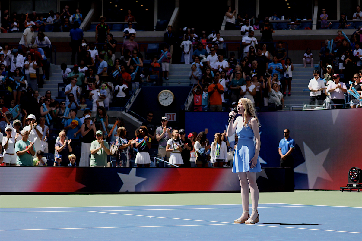 Violet Young: Arthur Ashe Kids Day | Derek Brad Photography